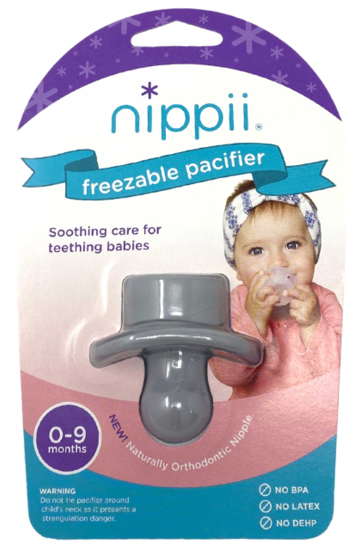 World's first freezable pacifier for teething babies – Nippii Baby